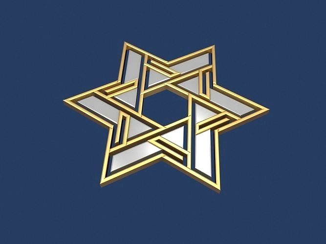 Star of David 3d model