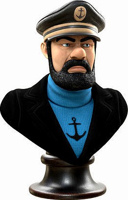 Captain Haddock Bust 3d model