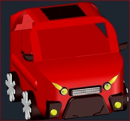 3D DWG CAR MODEL AUTOCAD