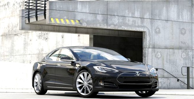 Sport Car Tesla Model S 3d