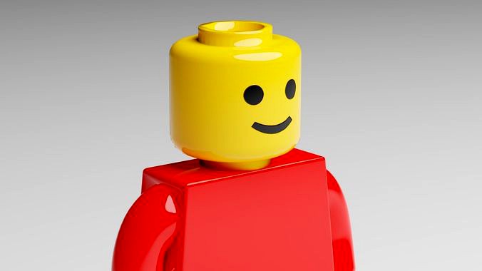 Lego man 3d model