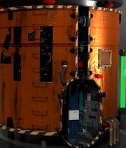 nuclear reactor silo 3d model