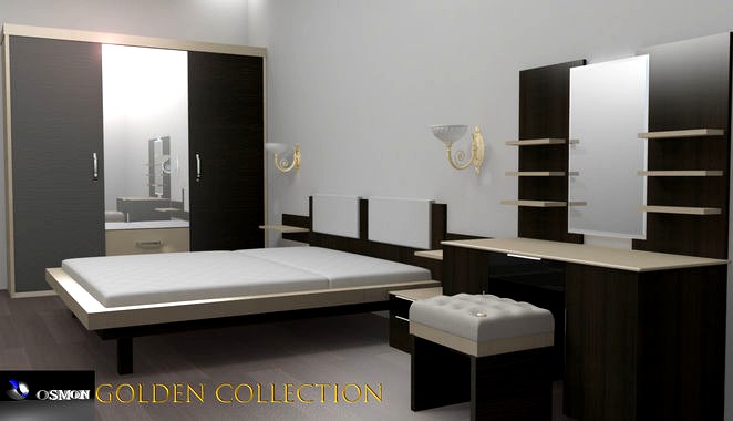 Furnitures Golden Collection 3d model