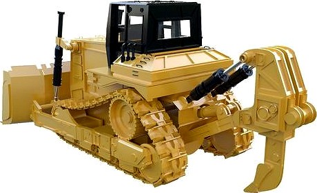 CAT DOZER 3d model