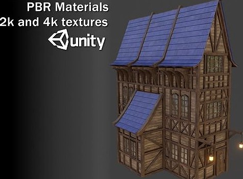Medieval Modular Building 3d model