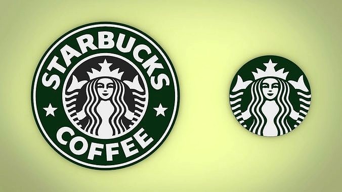 Starbucks logo 3D print model