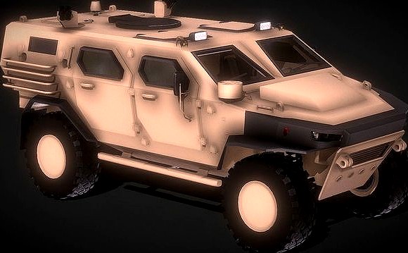 MRAP Light Vehicle 3D model