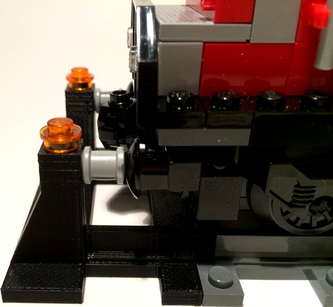 Lego Train Track Buffer stop 3d model