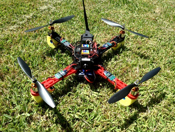 3D Printed Quadcopter by wtn model