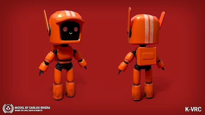 K-VRC Lowpoly 3D Model - Love Death and Robots