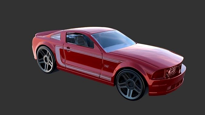 Hot Wheels Mustang GT 3d model