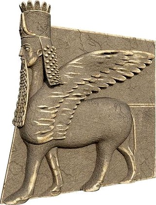 Winged Bull 3d model