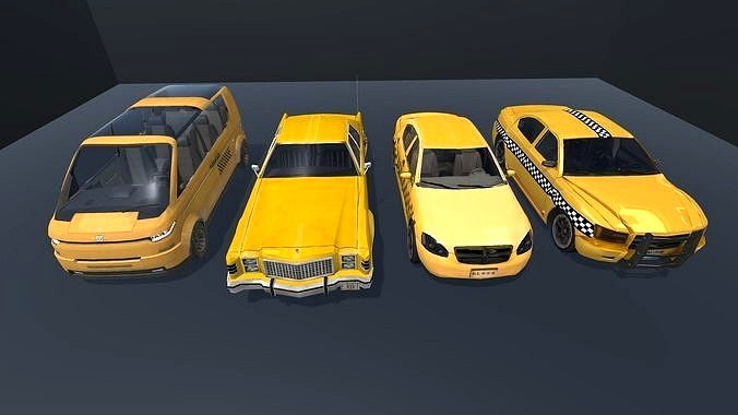 Texi Car Pack 3d model