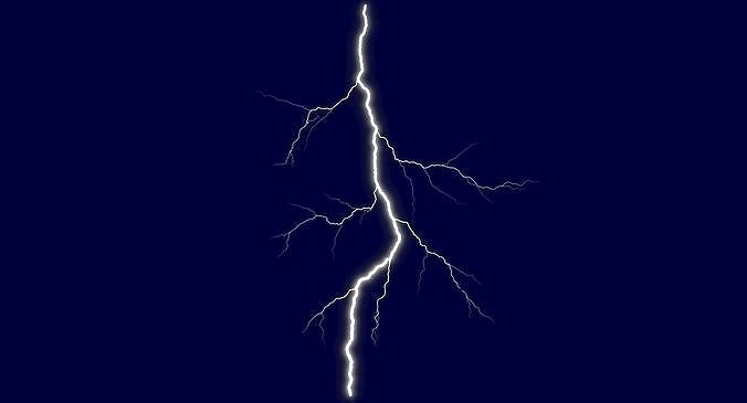 Realistic 3D Lightning CG-04 model