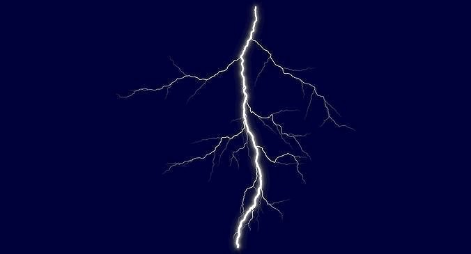 Realistic 3D Lightning CG-02 model