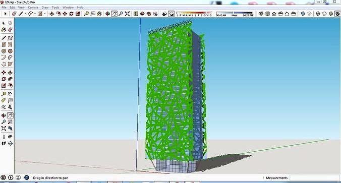 Sketchup Cityscape B9 3d model