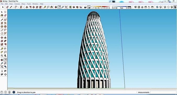 Sketchup Cityscape B6 3d model