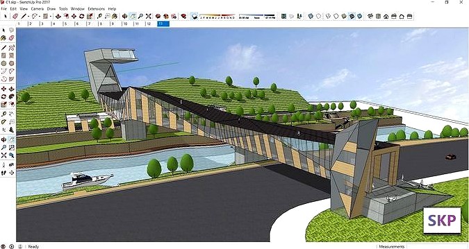 Sketchup Bridge C1 3d model