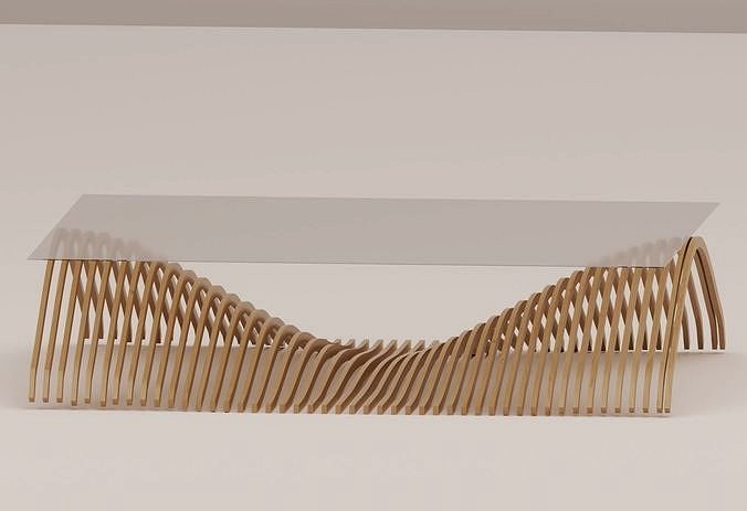 Parametric table 3D model