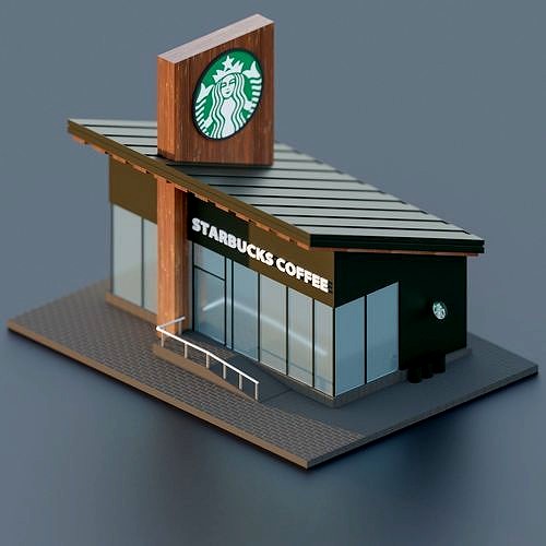Starbucks 3d model