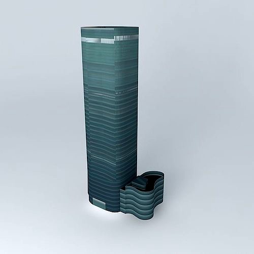 Asset Mirae Asset Tower Building 3d model