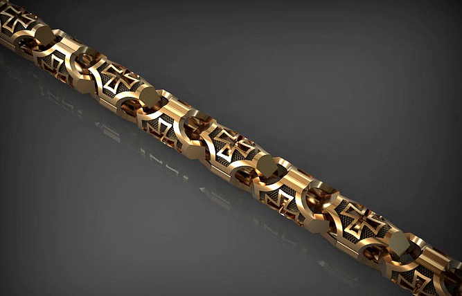 Chain link 127 | 3D model