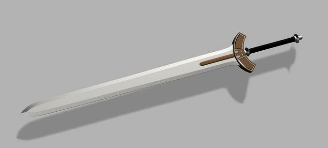 Soldier inspired sword from the Final Fantasy VII | 3D model
