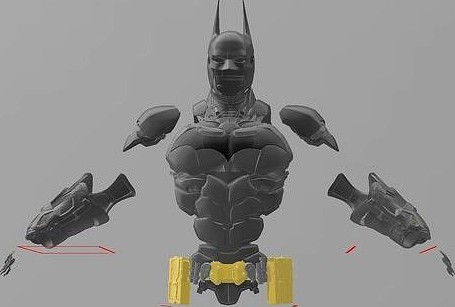 Batman Arkham Knight Full armor | 3D model