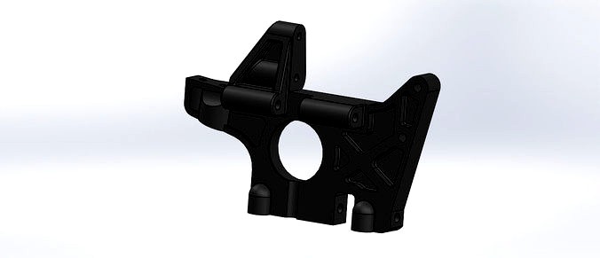 Traxxas T Maxx E Maxx Front Bulkhead Set TRA4930R | 3D model