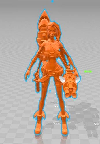 LoL Jinx Printable Model | 3D