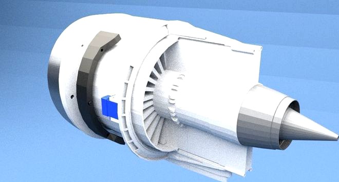 3D Printable GEnx Turbo Jet Engine - The Electric version | 3D model