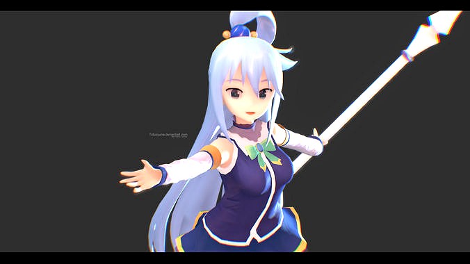Aqua Konosuba 3d model