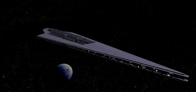 STAR WARS - EXECUTOR CLASS STAR DESTROYER 3d model