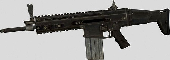 SCAR-H 3d model
