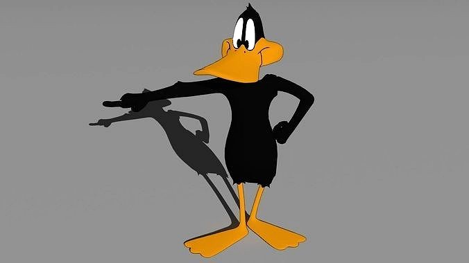 Daffy duck 3d model
