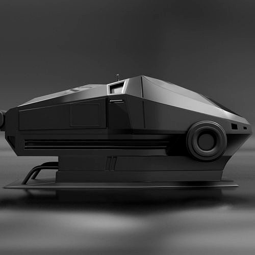 Sci-Fi Sleeping Pod 3d model