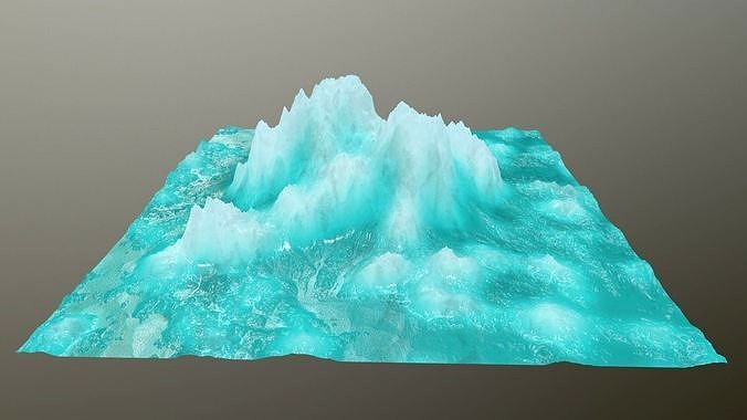 ice Mountain 3d model