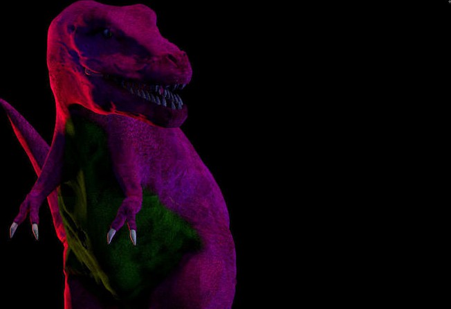 Realistic Barney 3d model