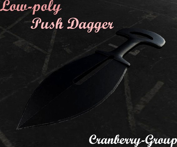 Push Dagger 3d model