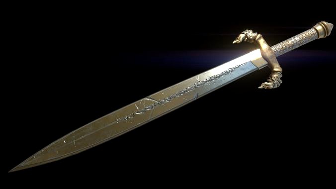 Khmer Ancient Sword 3d model