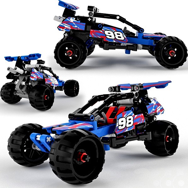Lego Technic Off-road Racer 3d model