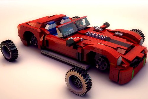 LEGO Ferrari 330 TRI-LM 3D Model