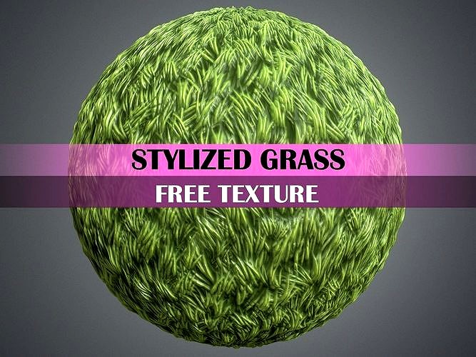 Stylized Grass Texture Fre 3d model