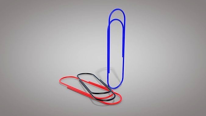 Paper Clip 3D Model