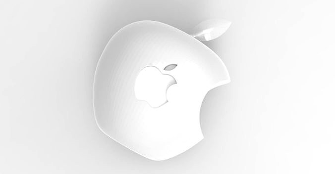 Logo - apple 2 | 3D model