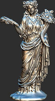 Demeter Mythology Greek Medusa Sirens Goddess Statue 3D Print | 3D model