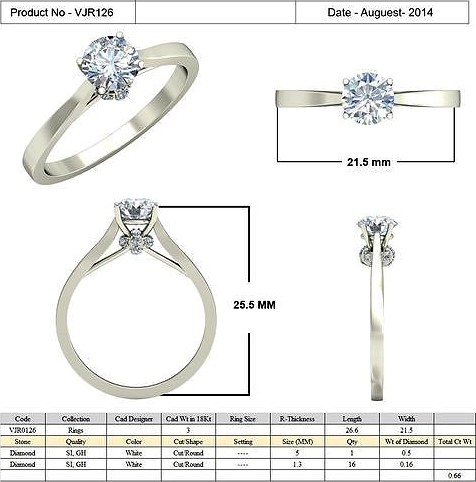 solitaire 126 | 3D model