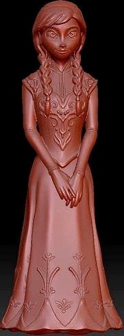 anna frozen | 3D model