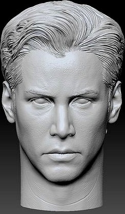 Neo Anderson From Matrix Keanu Reeves Head 3D Print | 3D model
