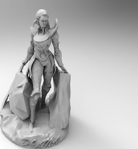 Diana League of Legends | 3D model